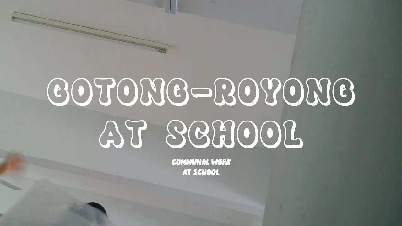 [EL-LOG] Communal work at School - YouTube