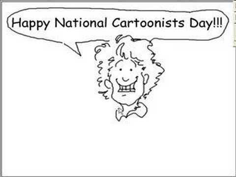 Cartoonists Day Greeting - YouTube