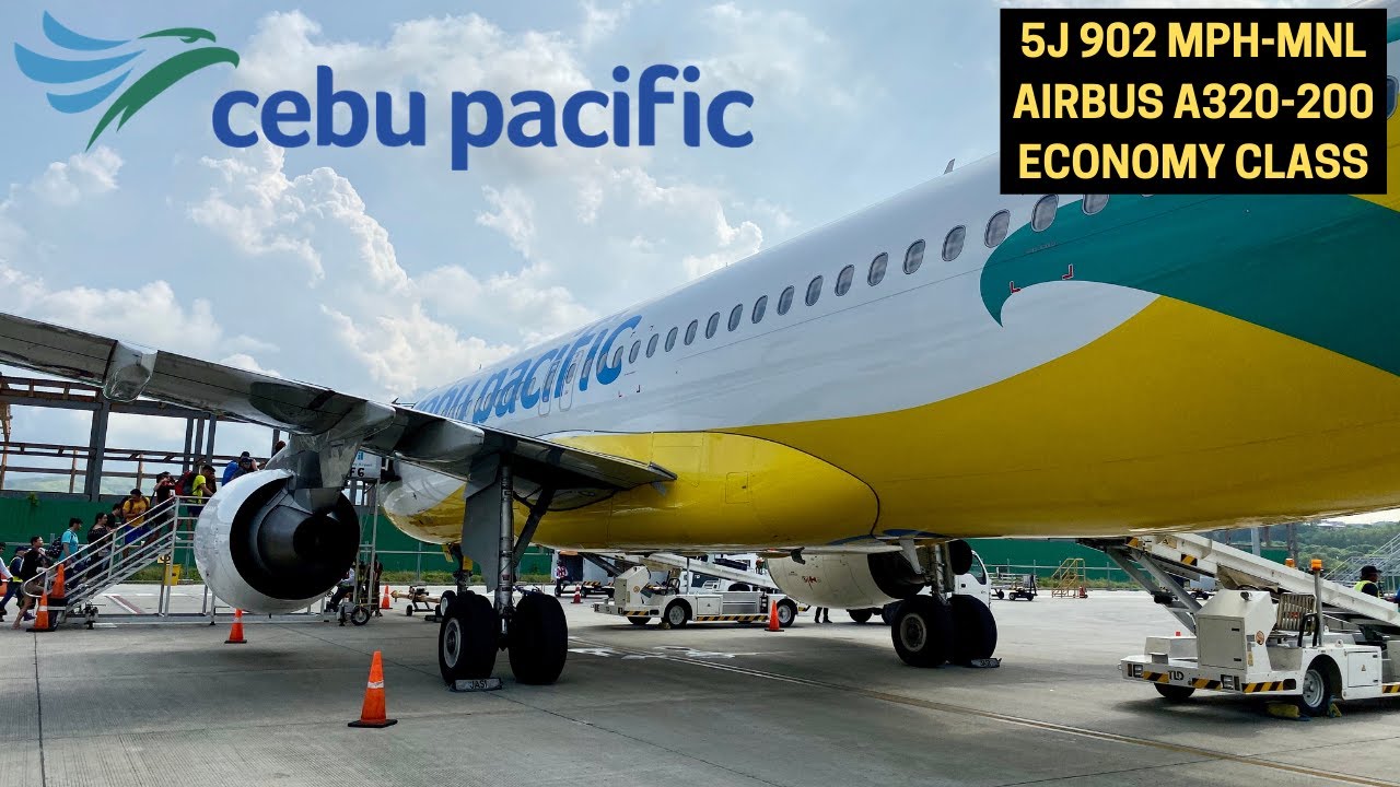 CEBU PACIFIC 5J 902 Caticlan (Boracay) MPH Manila MNL (Airbus A320-200 ...