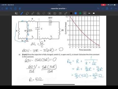 Capacitor Practice Problem Solution - YouTube