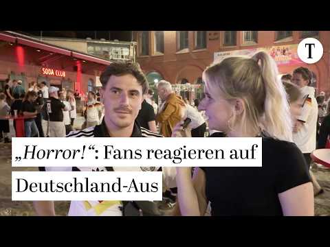 So reagieren Fans beim Public Viewing in Berlin auf das deutsche WM-Aus