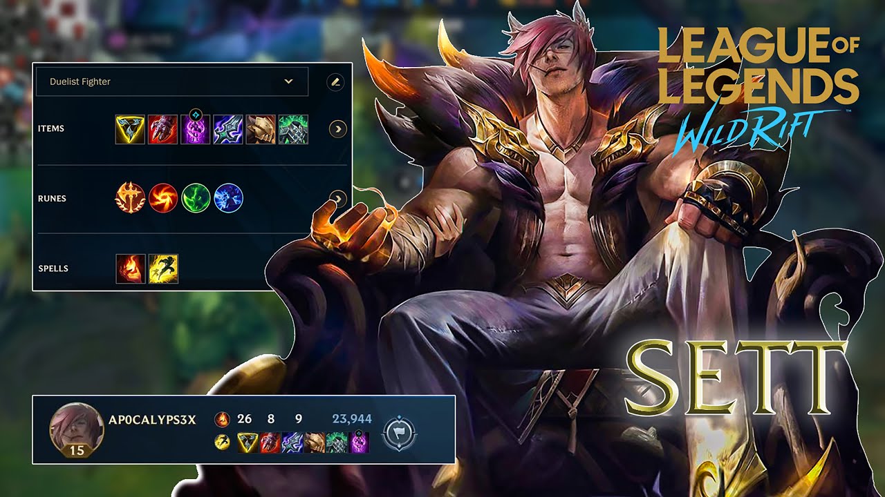 Sett Montage! 🔴 26/8/9 🔴 Gameplay & Build Guide 🔴 League Of Legends ...