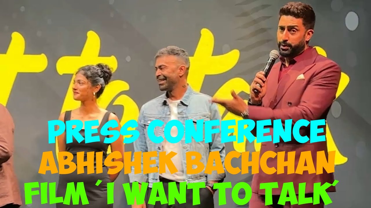 First Look 'I Want to Talk' Trailer Starring Abhishek Bachchan & Banita ...
