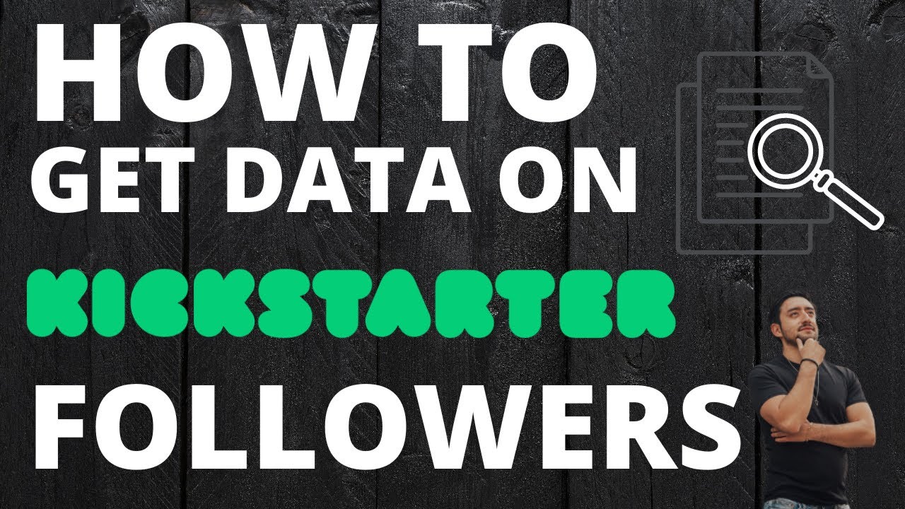 How to Get REAL Data on Your Potential Kickstarter Backers - YouTube