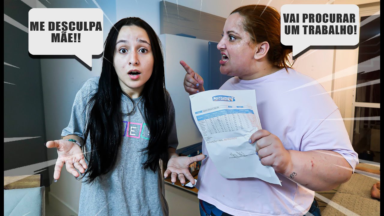 Fui Reprovada Por Faltas E Minha MÃe Surtou Youtube