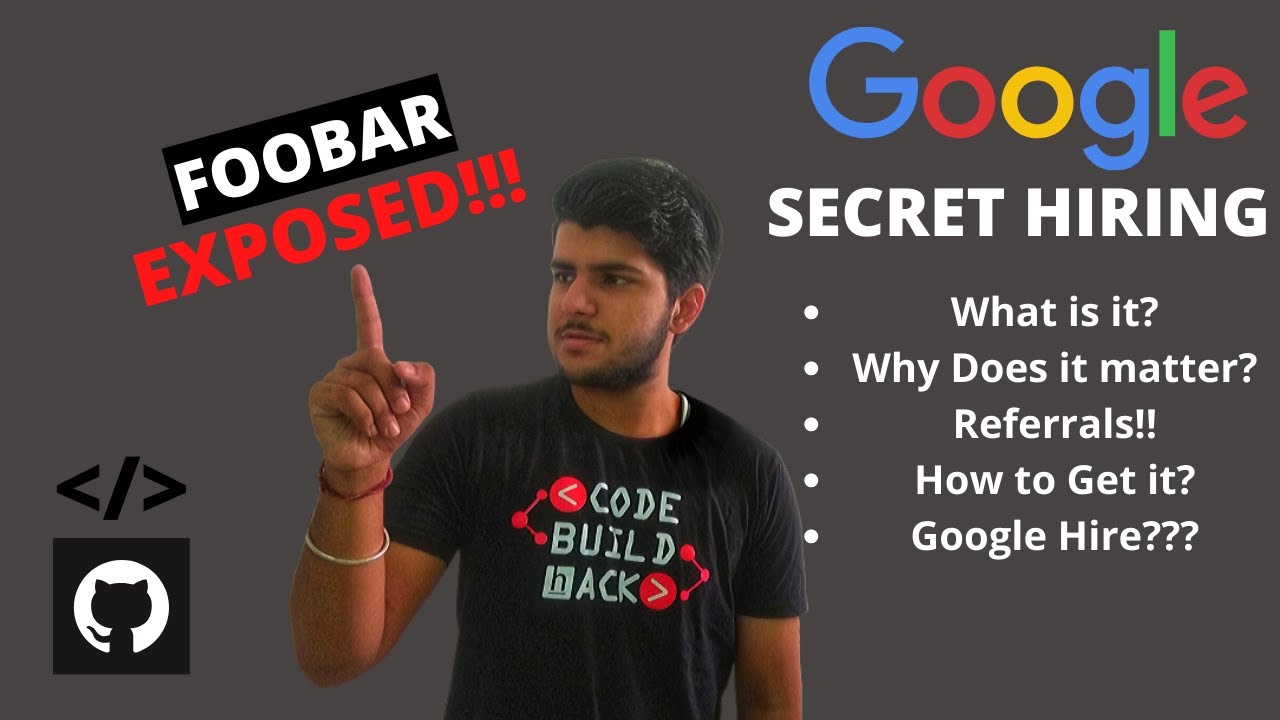 GOOGLE FOOBAR! EXPLAINED - YouTube