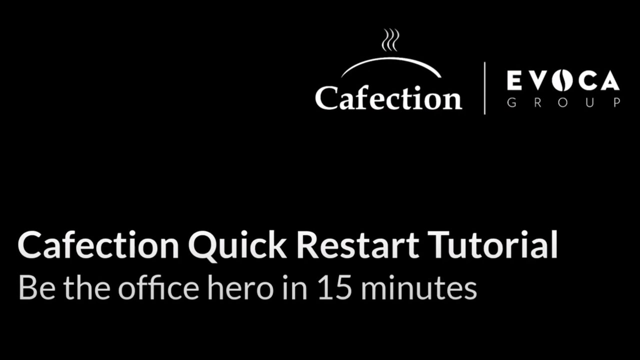How To - Quick Restart For Cafection Coffee Machines - YouTube