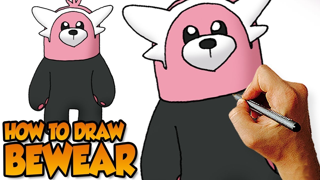 How to Draw Bewear (Pokemon) Step by Step - YouTube