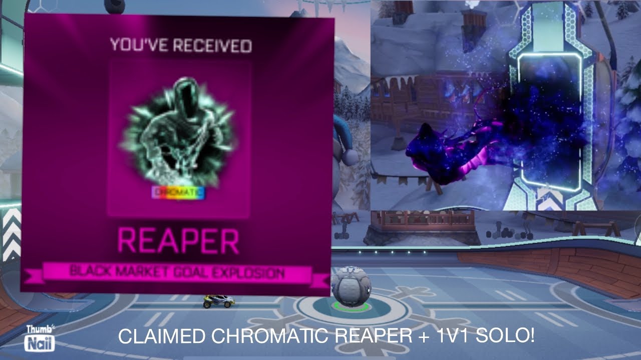 CLAIMING CHROMATIC REAPER GOAL EXPLOSION + 1v1 Match USING IT ...