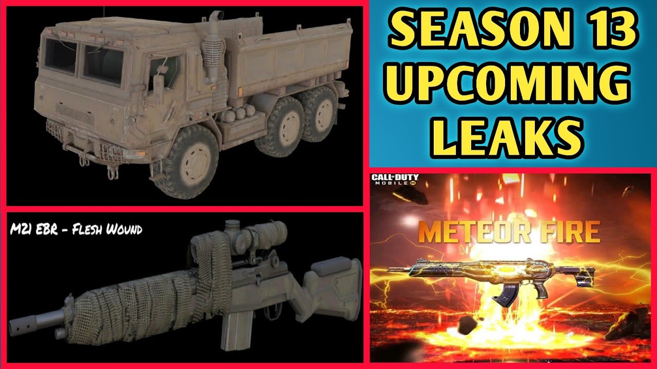 SEASON 13 HUGE UPDATES Character Weapon Maps Leaks CODM | Cod Mobile ...
