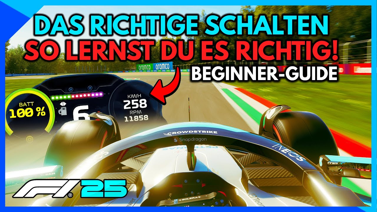Richtig schalten lernen in F1 25 - Beginner Guide in Imola - YouTube