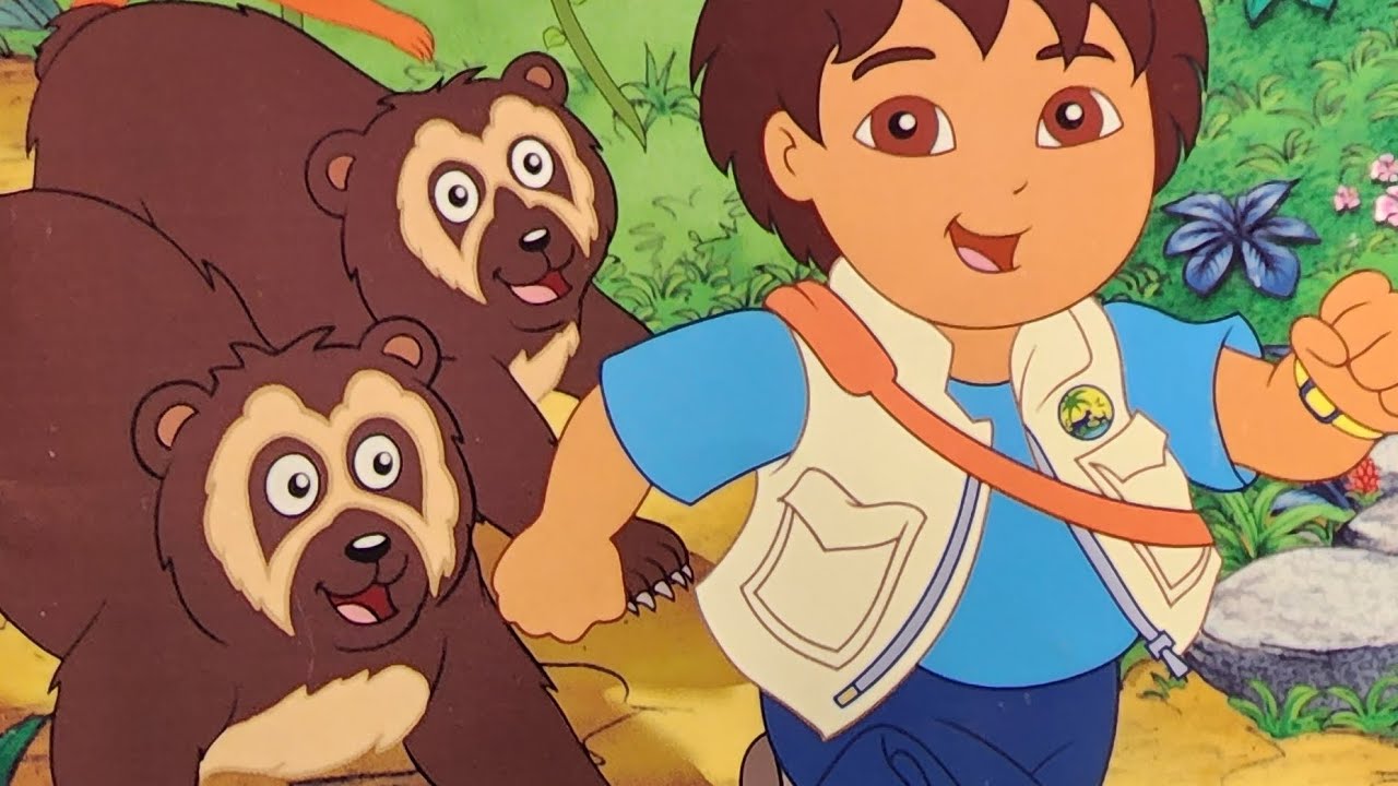 Go Diego Go, The Rainforest Race. Read Aloud. - YouTube