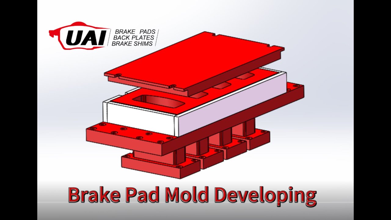 Brake Pad Mold Developing and Installation - YouTube
