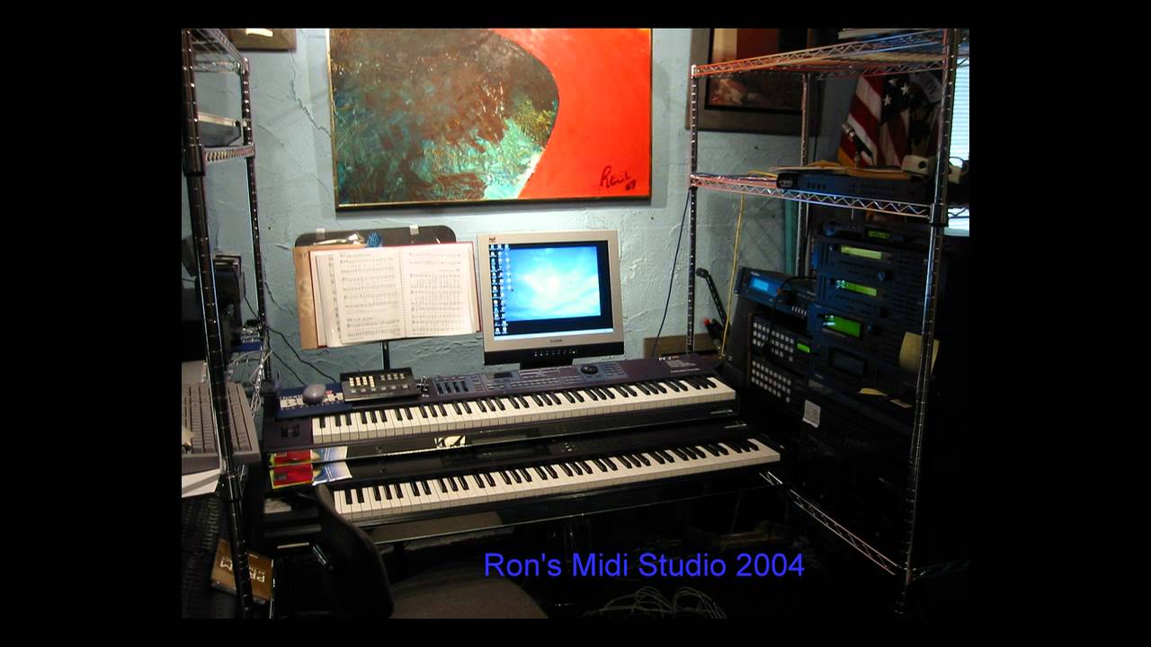 Korg T-1 and Roland JV2080 - YouTube