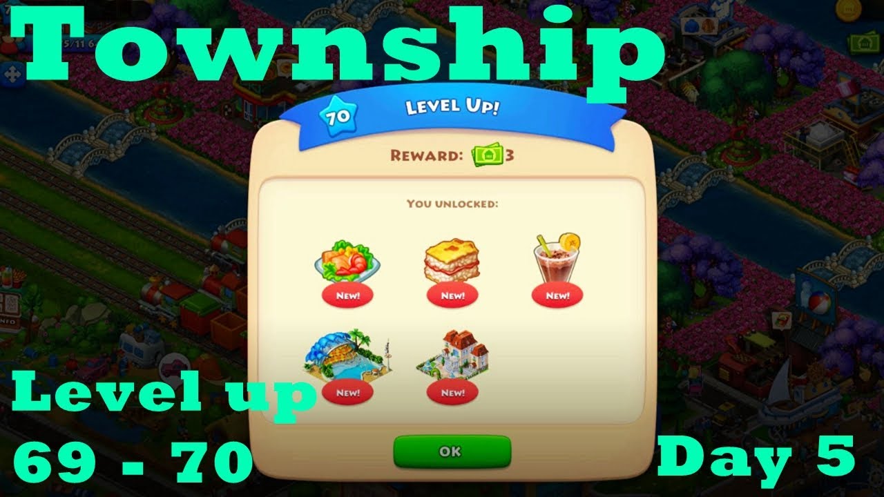 Township Level up 69 - 70 Walkthrough Routine| new goods buildings ...