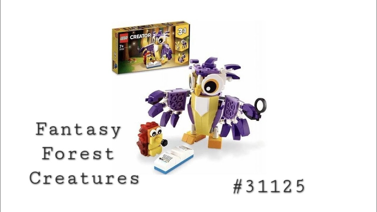 LEGO Creators Fantasy Forest Creatures #31125 Building Toys| #lego # ...