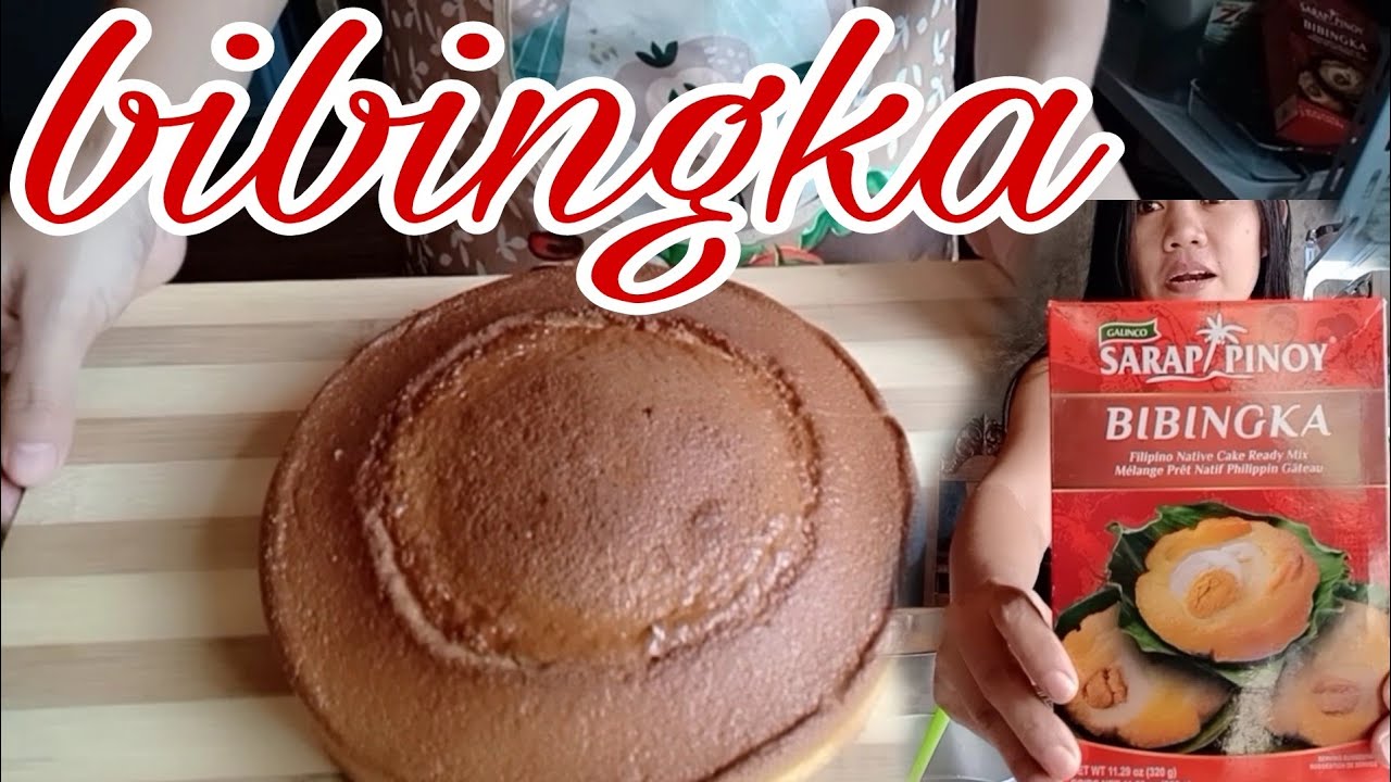 HOW TO COOK BIBINGKA READY MIX #sarappinoy - YouTube