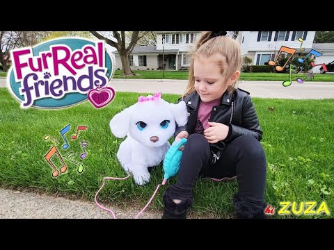 Zuza Plays With The New GoGo FurReal Dancing Puppy Toy