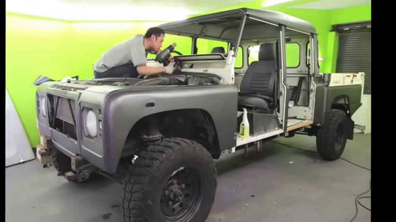 Landrover Defender 110 Matte Wrap - YouTube