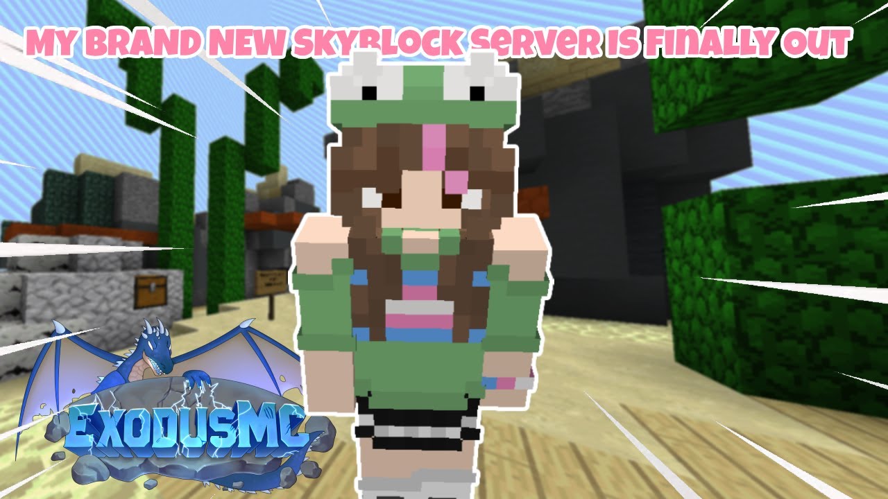My *BRAND NEW* Skyblock Server is Here!! | ExodusMC | Java/Bedrock | 1. ...