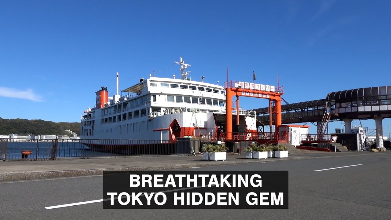 Taking Tokyowan Ferry to a Hedden Gem of Tokyo Bay - YouTube
