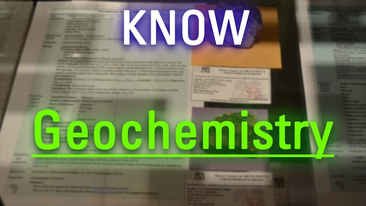 What is Geochemistry? | How Does Geochemistry Look? | How to Say ...