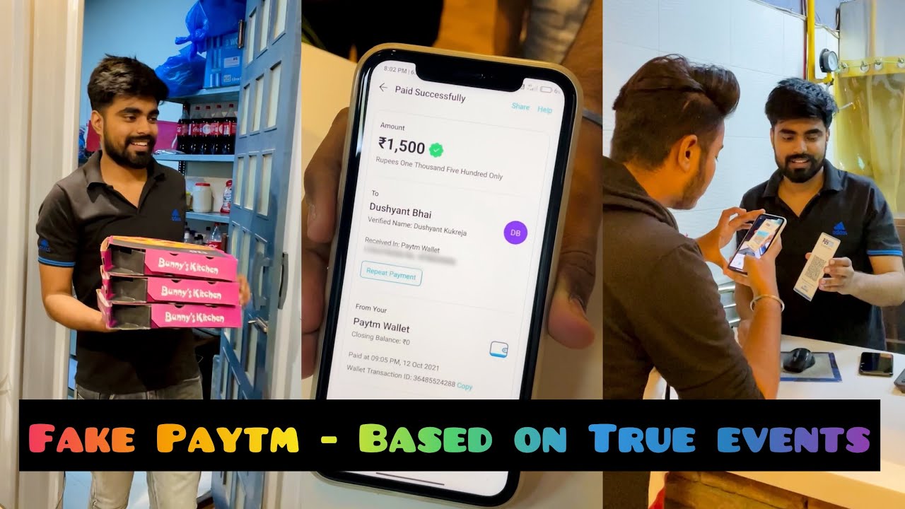 Paytm Spoof 🙏 ~ Fake Payment ~ A story based on True events ~ Dushyant ...
