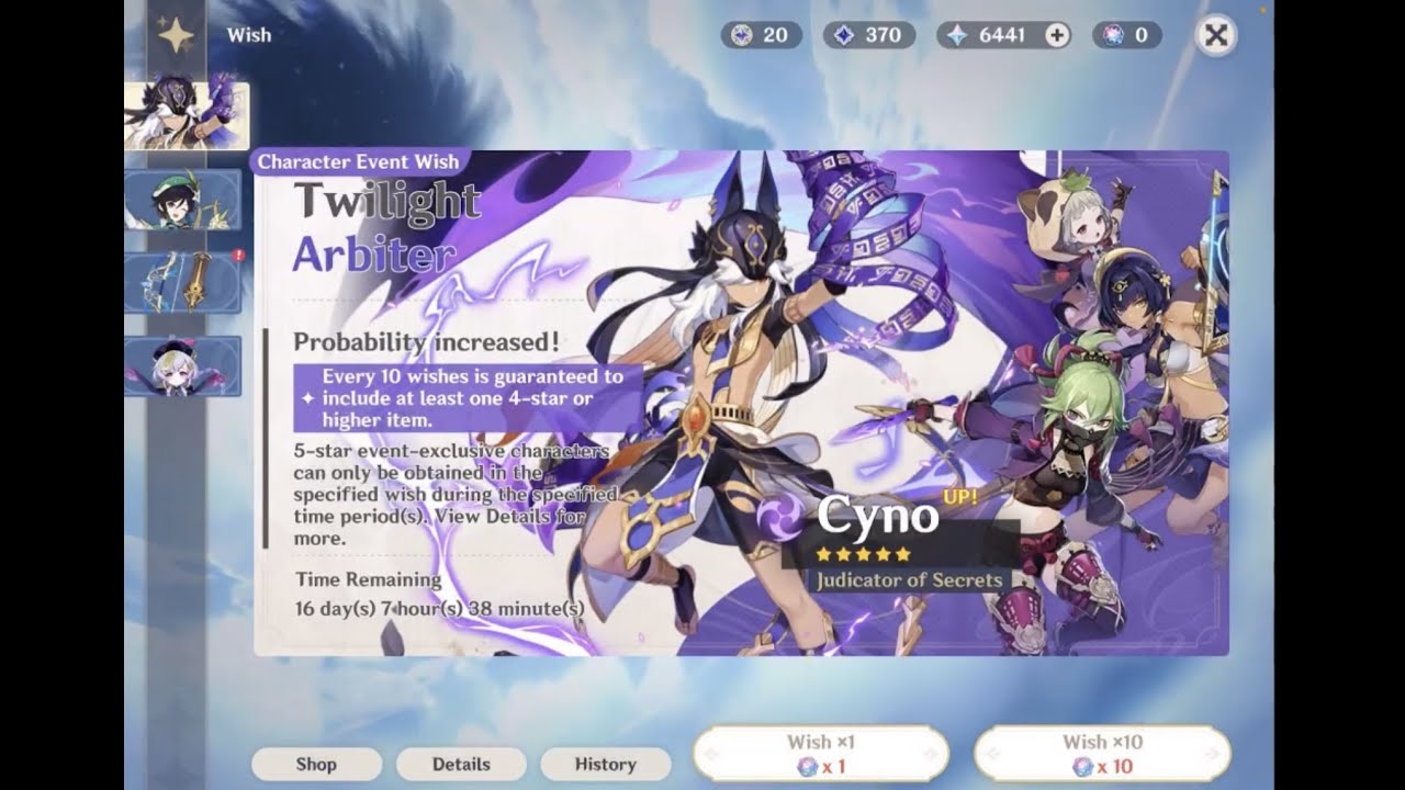 Rolling for Cyno and Candace in 3.1 | Genshin Impact Gacha Summons ...