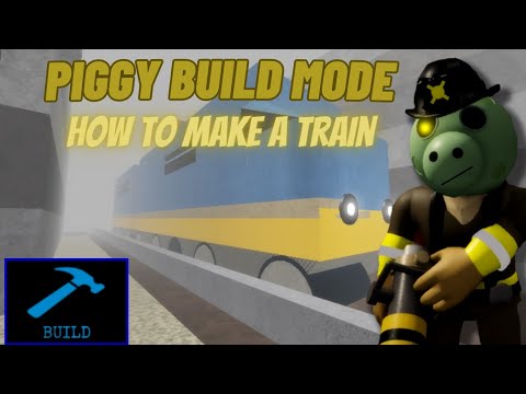 🚆 | How To Make A Train! | Piggy: Build Mode - YouTube