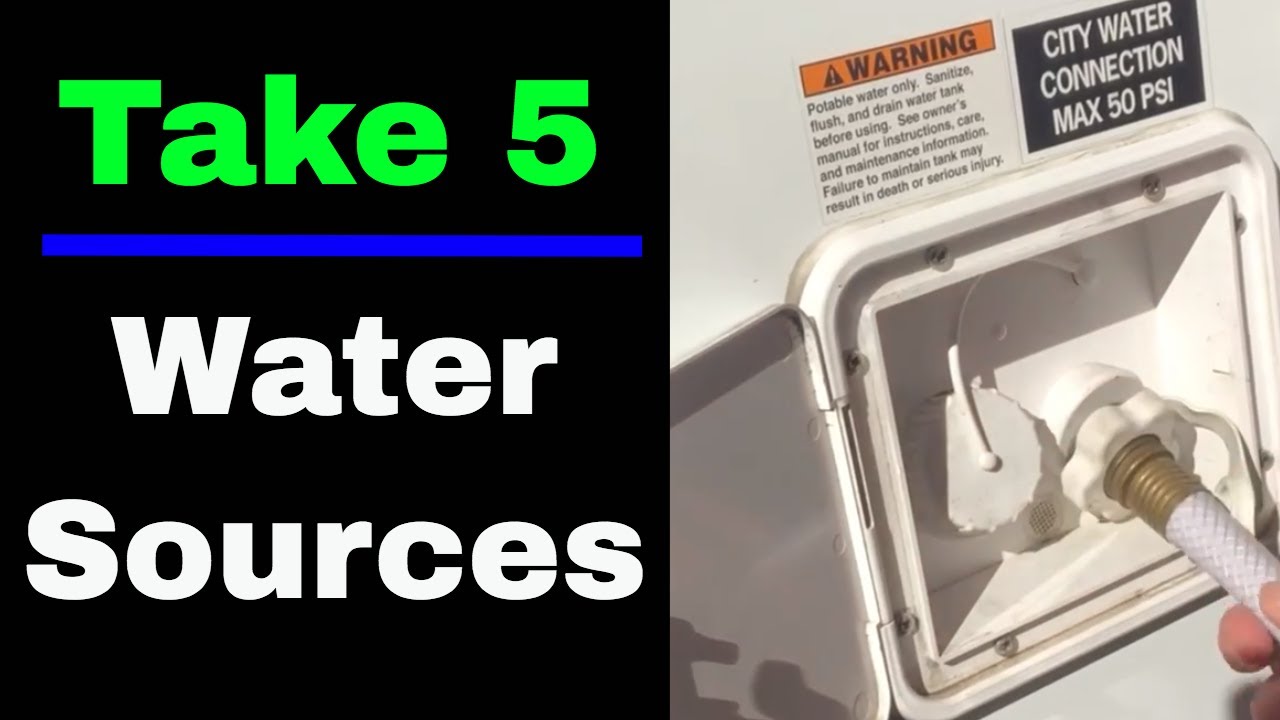 Take 5: Water Sources in a NuCamp Tab 400 - YouTube