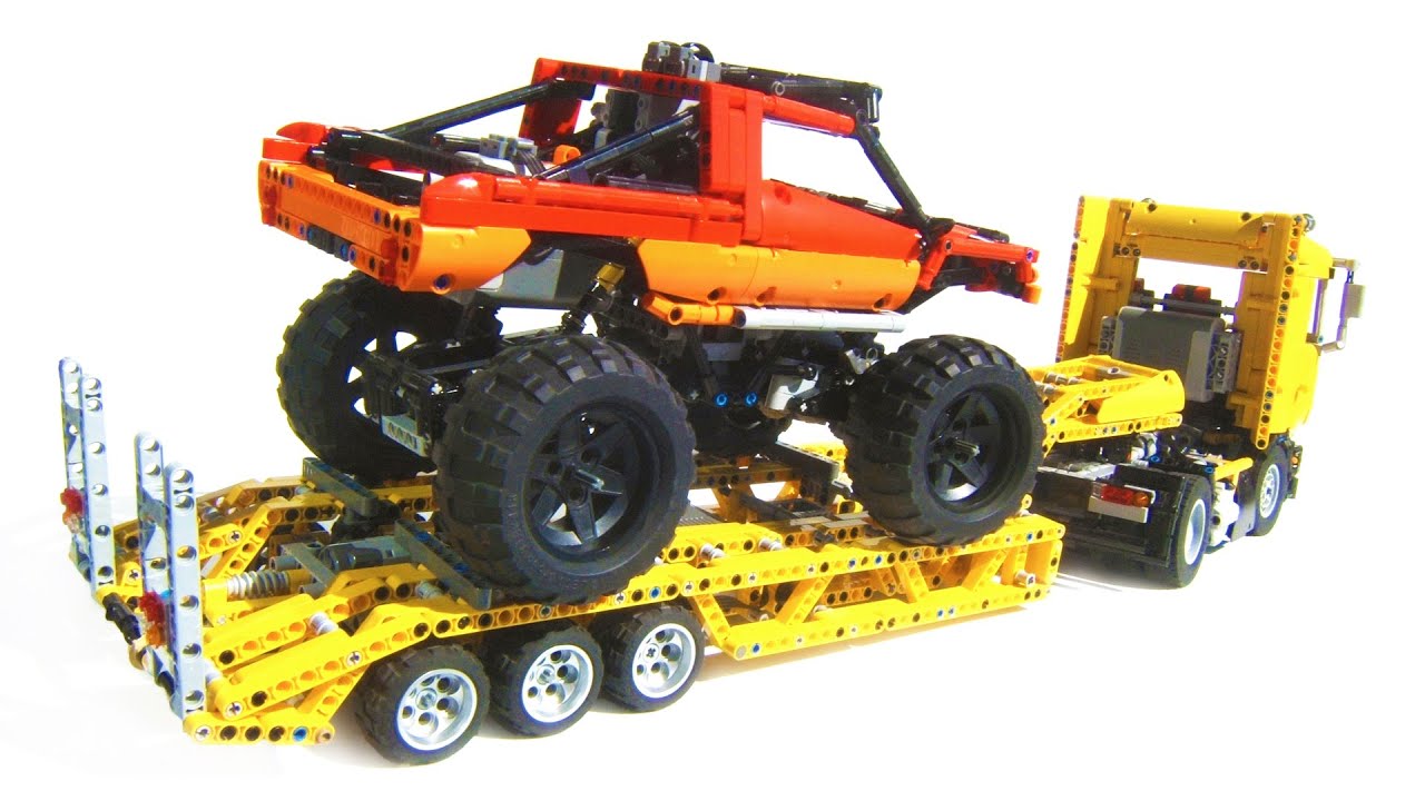 LEGO Technic Heavy Transport - Monster Truck - YouTube