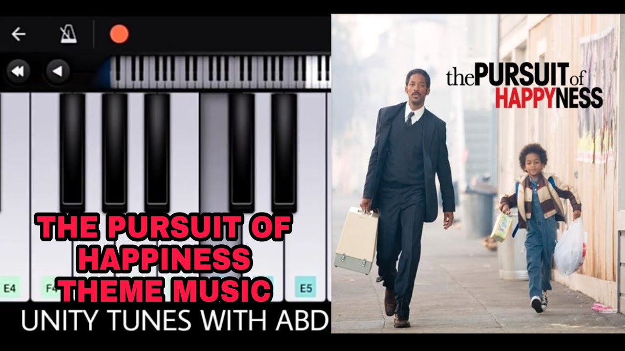 THE PURSUIT OF HAPPINESS THEME MUSIC IN KEYBOARD| will Smith|Jaden ...