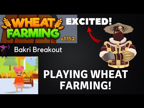 Playing Wheat Farming! Game Review #! - YouTube