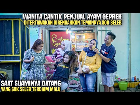 ISTRI BOS MUDA DITERTAWAKAN TEMANNYA YANG SOK SELEB KARENA DARI DULU TETAP JUALAN AYAM GEPREK!!Tapi