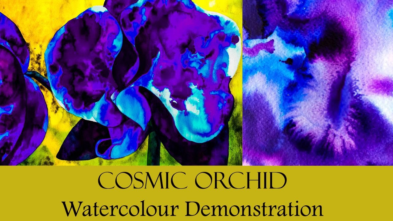 How to Use Loose Wet on Wet WATERCOLOR Techniques with Bold Colors ...