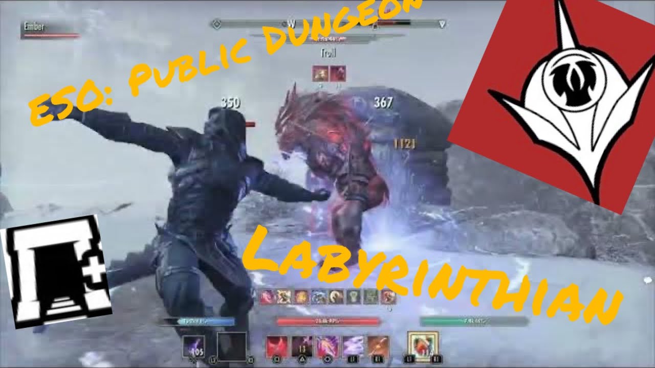 The Elder Scrolls Online: Public Dungeon- Labyrinthian - YouTube