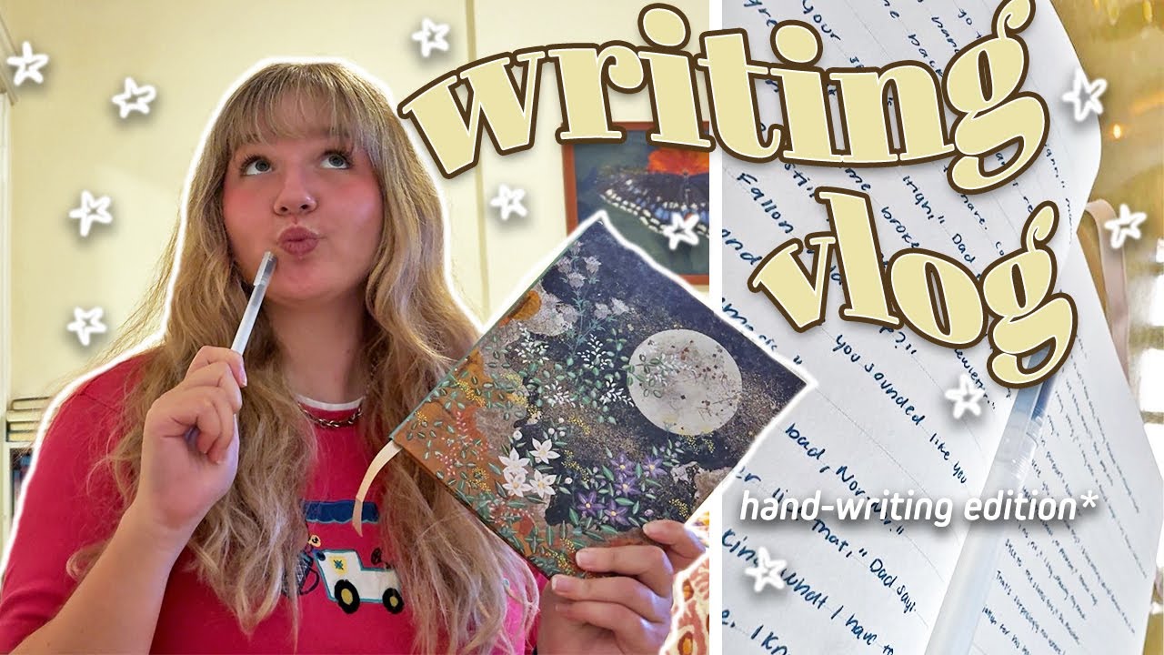 writer's block reflections & hand writing experiment 📗🧸 writing vlog ...