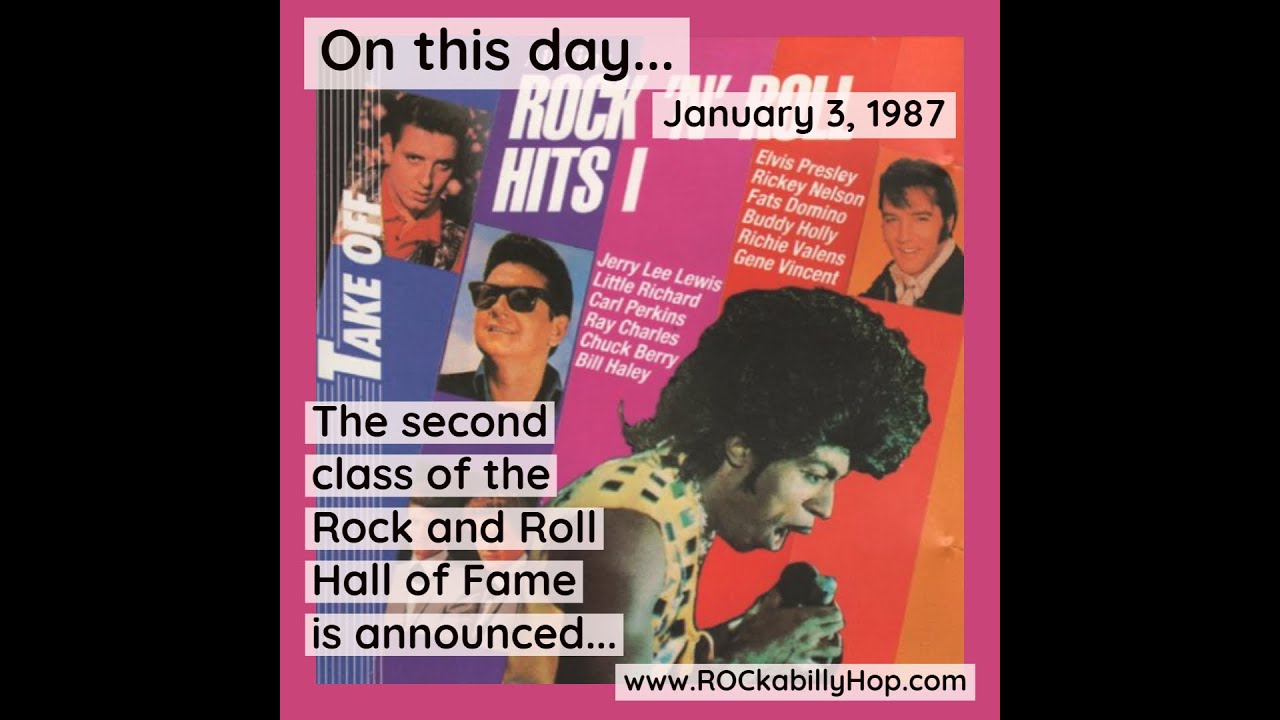 January 3, 1987 - Rock and Roll Hall of Fame - YouTube