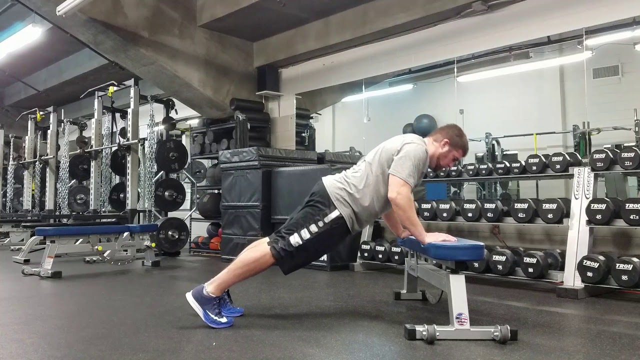 Bench Push Up - YouTube