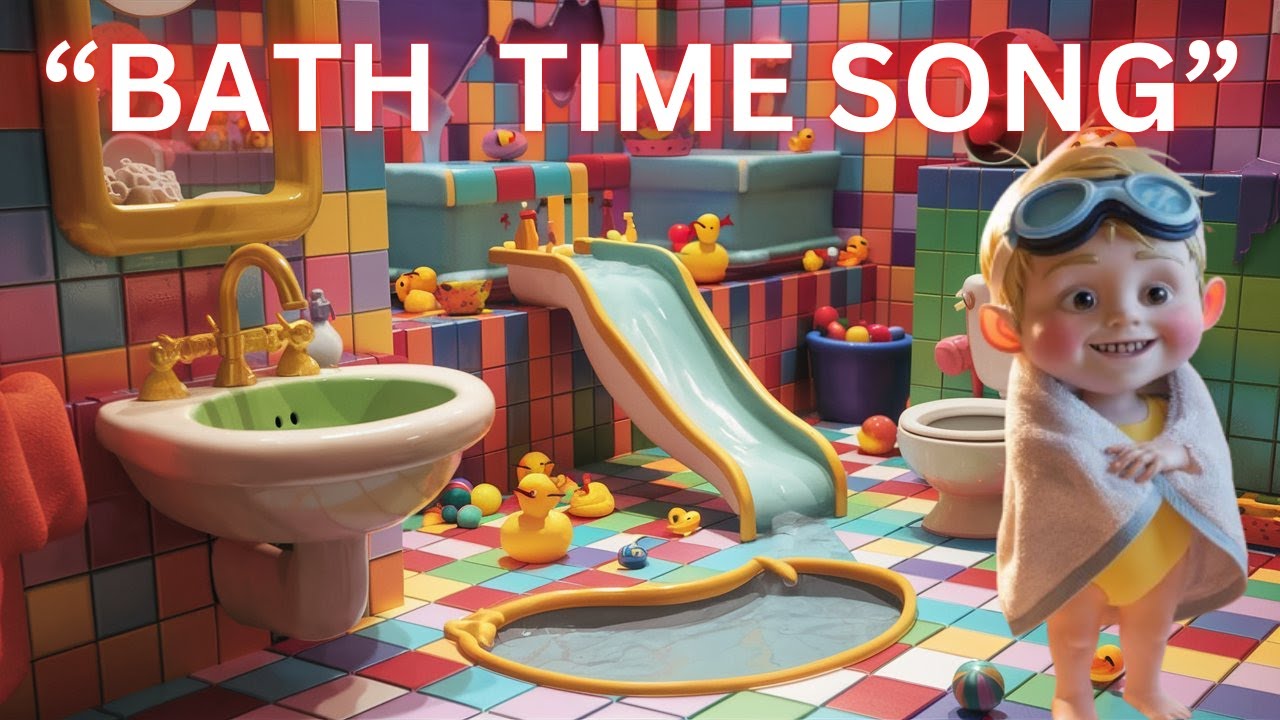 Bath Time Song For Kids |Nursery song For Kids| Toddlers | Babies For ...