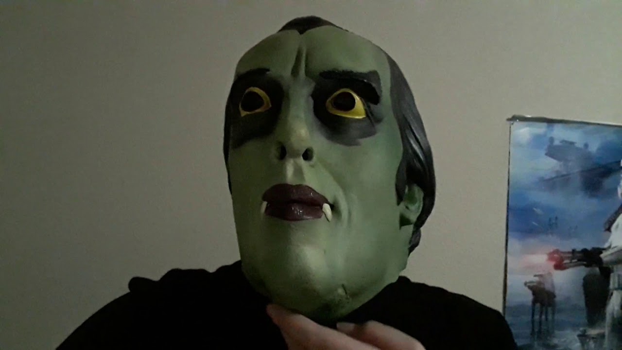 1997 paper magic group Dracula mask review - YouTube