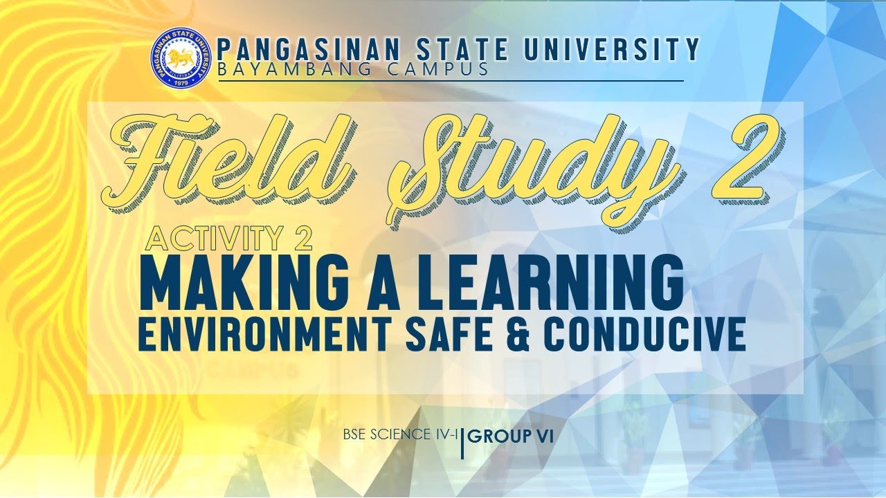 Activity 2 Making a Learning Environment Safe and Conducive - YouTube