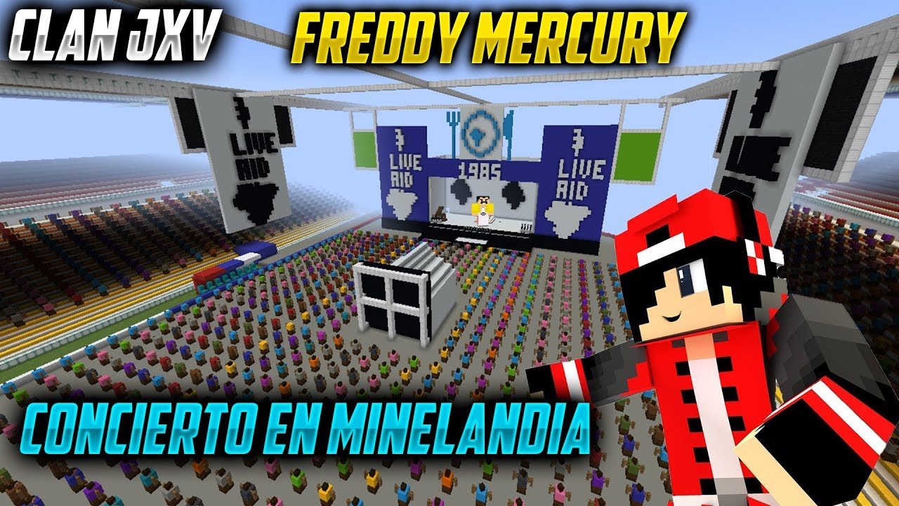 LIVE AID EN MINECRAFT - YouTube