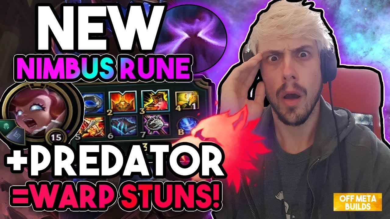 THE NEW META ANNIE BUILD? NIMBUS CLOAK + PREDATOR = SUPER SONIC ANNIE ...