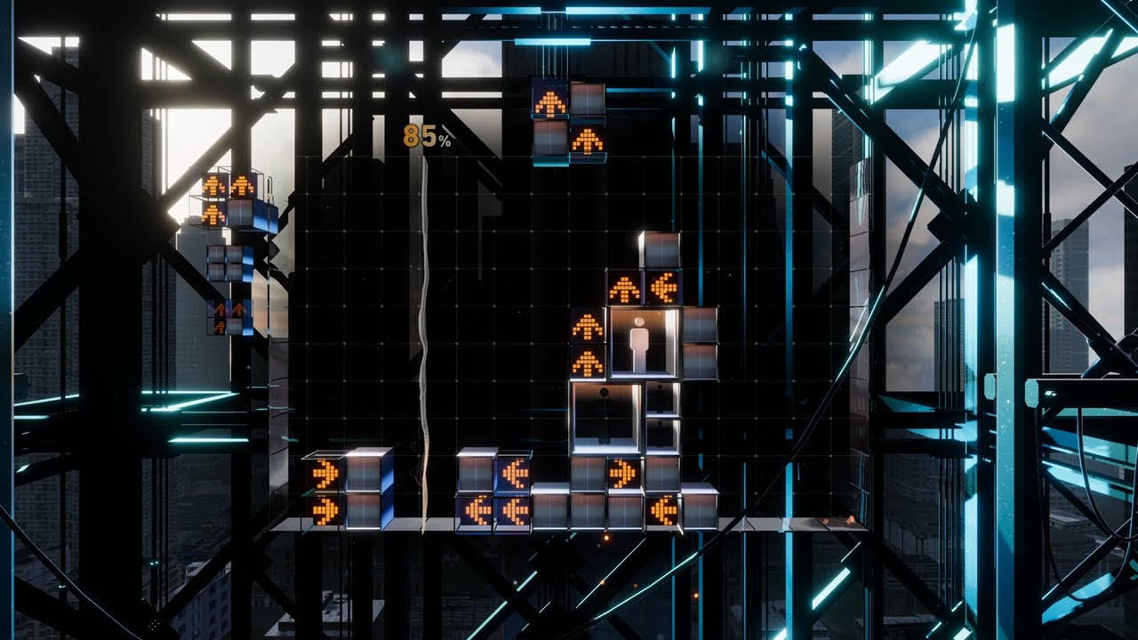 Lumines Arise - "Rise and Fall" Skin - Theater Mode - YouTube