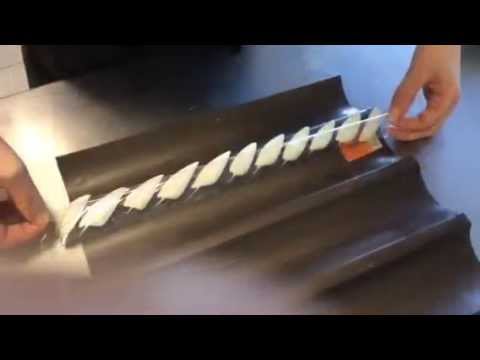 How to make chocolate feathers. KICA. - YouTube