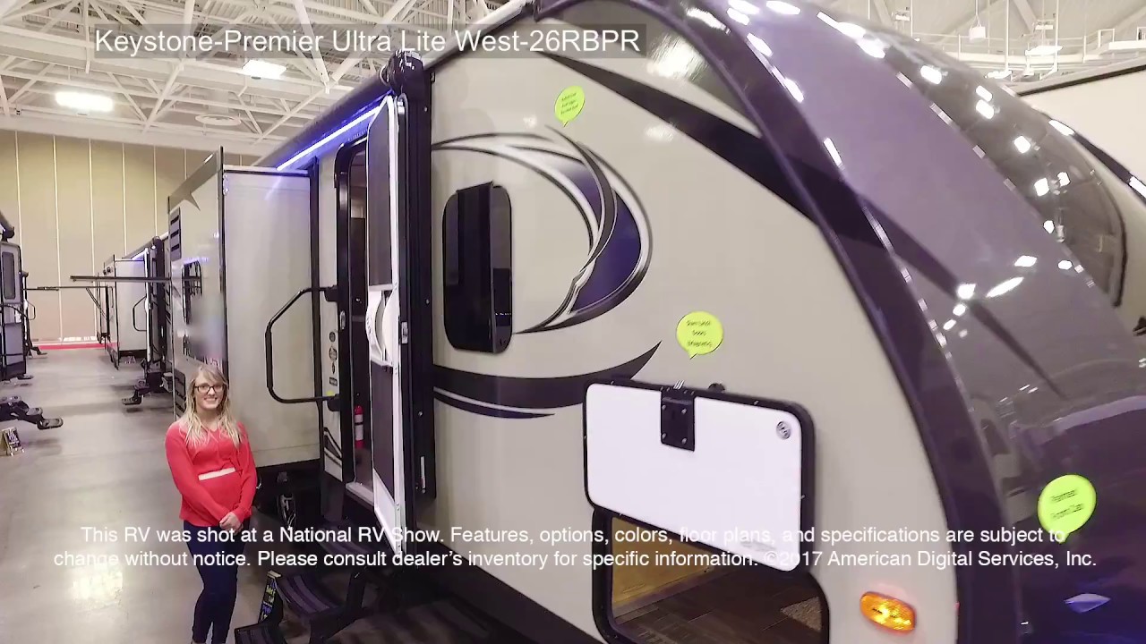 2017 Keystone RV-Premier Ultra Lite-26RBPR - YouTube