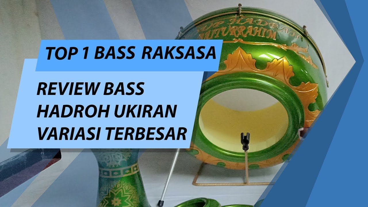 BASS HADROH HABIB SYECH TERBESAR VERSI UKIRAN JEPARA DIAMETER 70 CM ...