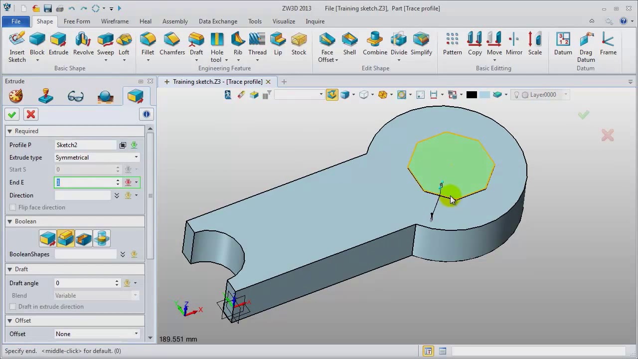 Learn ZW3D and 3D design in 3 hours : Sketch (Part 2) - YouTube