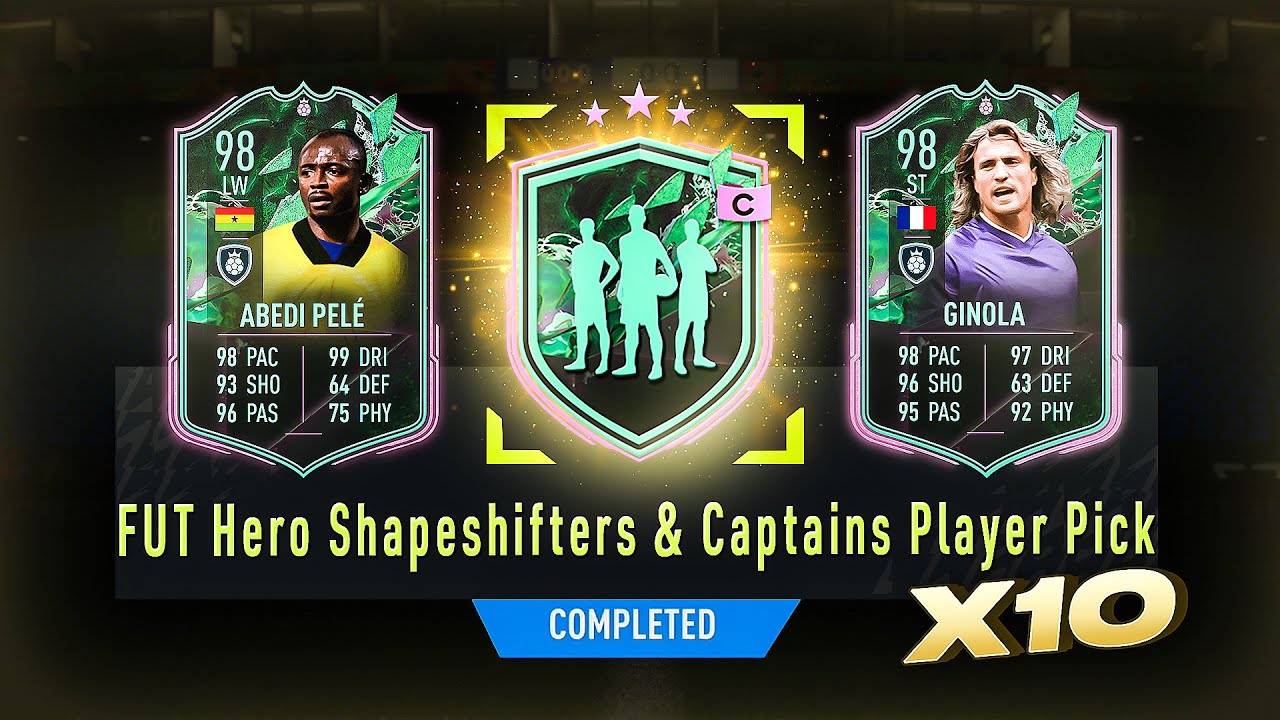 FIFA 22 10 x FUT Hero Shapeshifters & Captains Player Pick Packs! - YouTube